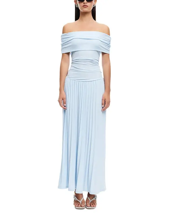 Lioness Field Of Dreams Maxi Dress - Soft Blue