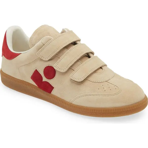 Isabel Marant Beth Low-top Sneakers - Toffee/red