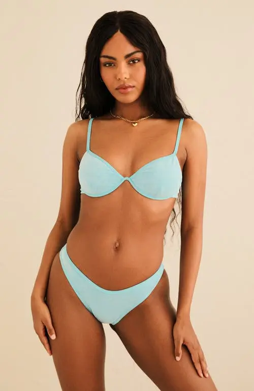 DIPPIN DAISY'S Venice Cheeky Bikini Bottom - Pool Terry
