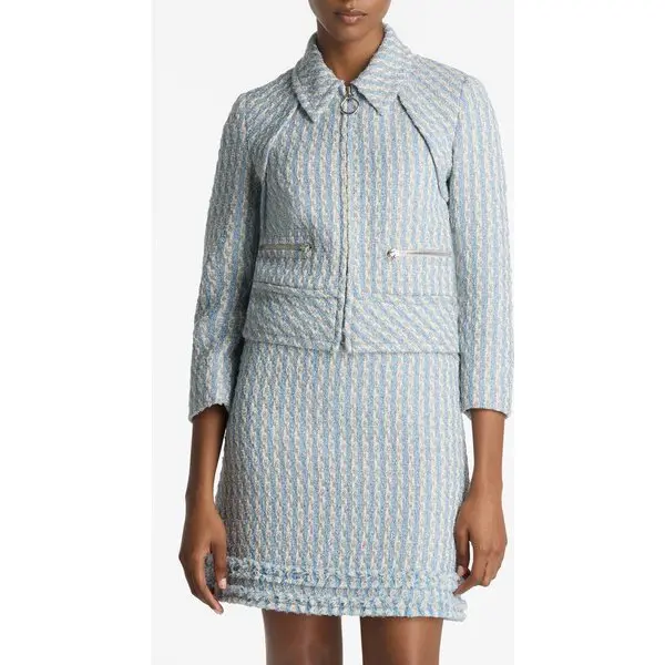 St. John Metallic Tweed Jacket