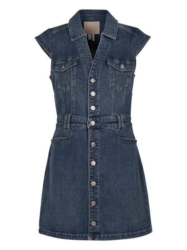 Buy Paige Jaxin Denim Dress - Blue At 33% Off | Editorialist