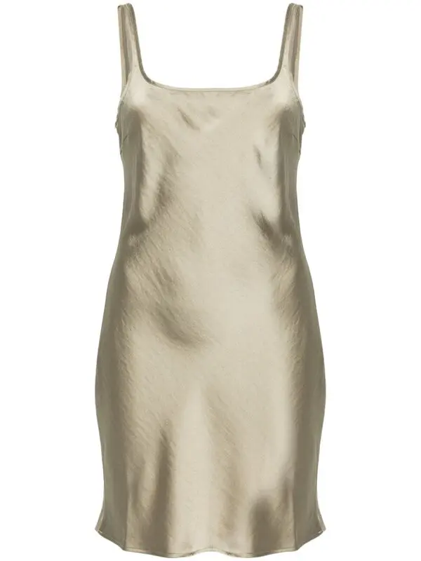 SAMSOE SAMSOE Seasunna Satin Minidress - Green