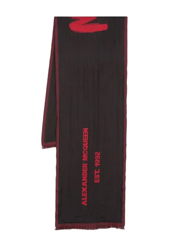 Alexander McQueen Graffiti Scarf