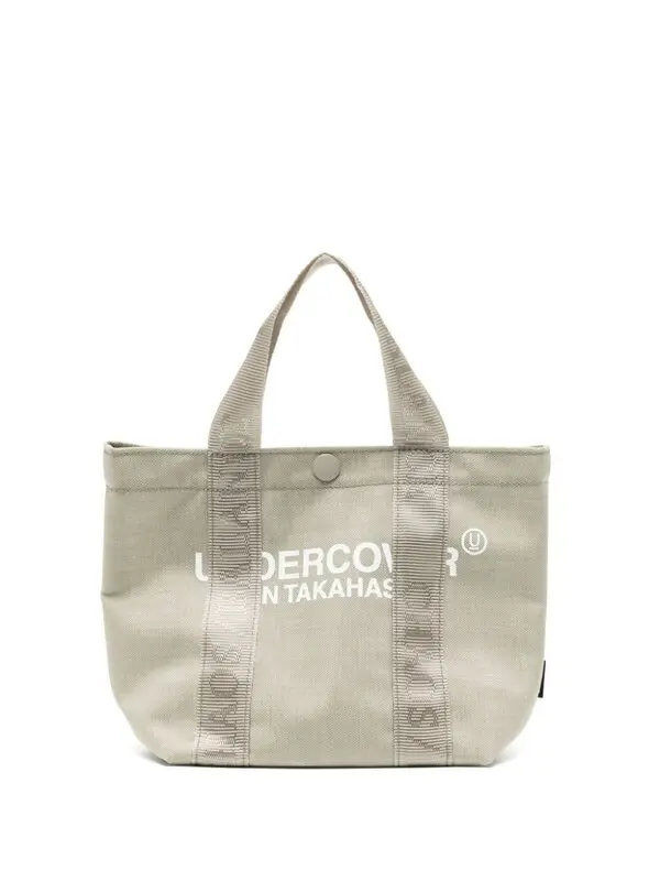 UNDERCOVERISM Logo-print Canvas Tote Bag - Neutrals