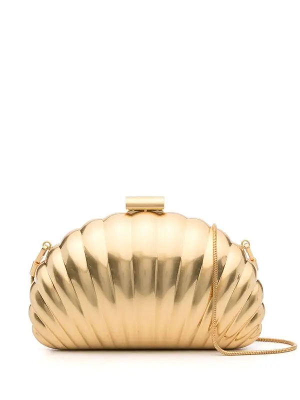 Simkhai Monet Shell-motif Clutch - Gold