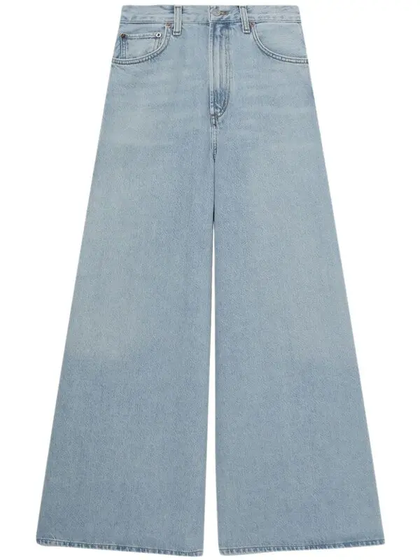 AGOLDE Nolan High-rise Wide-leg Jeans - Blue