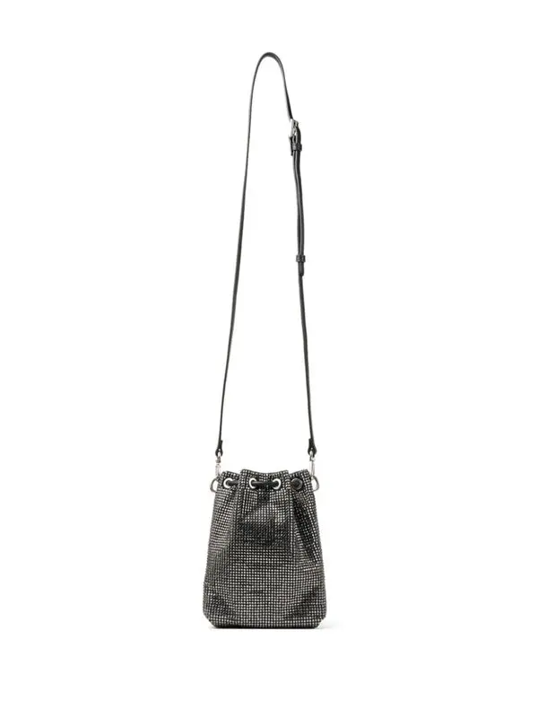 JIMMY CHOO Mini Cinch Shoulder Bag - Black