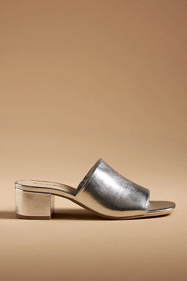 Seychelles Pepper Block-heel Sandals - Silver