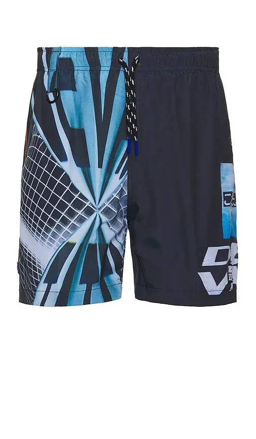 DEVA STATES K-2 Printed Nylon Shorts