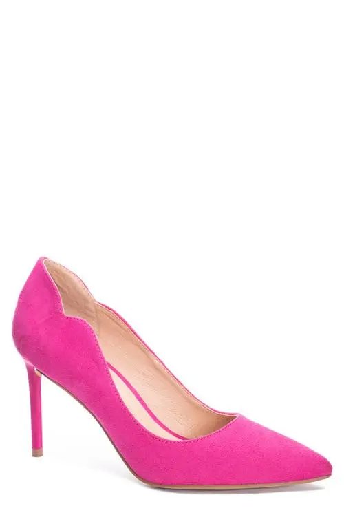 Chinese Laundry Rya Pointed Toe Pumps - Fuchsia