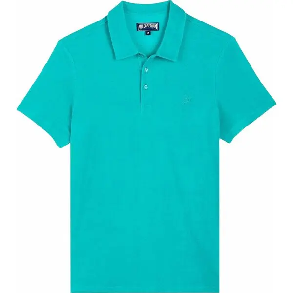 Vilebrequin Solid Terry Polo - Vert Tropezien