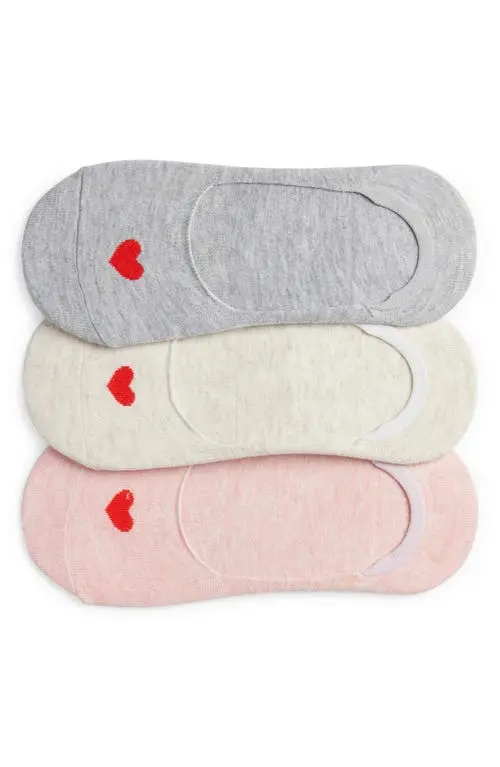 HIGH HEEL JUNGLE Secret Heart Embroidered Invisible Socks