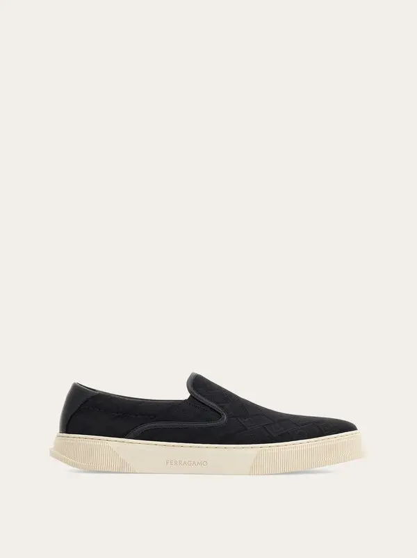 FERRAGAMO Slip-on Sneaker - Black