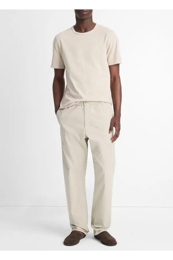 Vince Cotton-blend Beach Pant - Natural