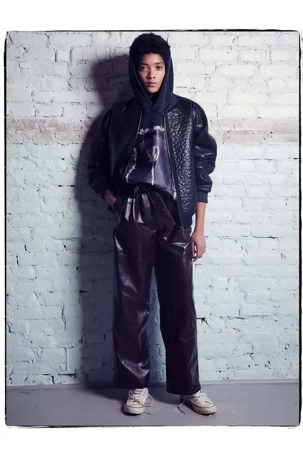 Yigal Azrouël Laser Bonded Multi-texture Bomber