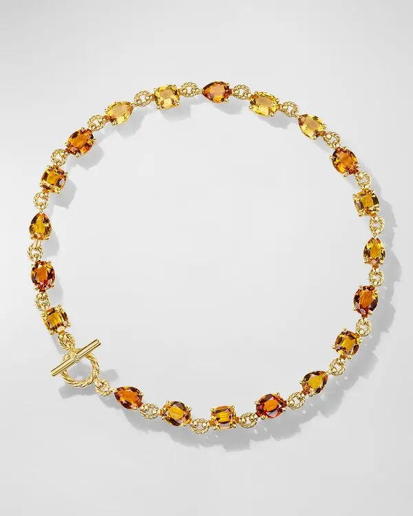 David Yurman Marbella Gemstone Necklace - Citrine