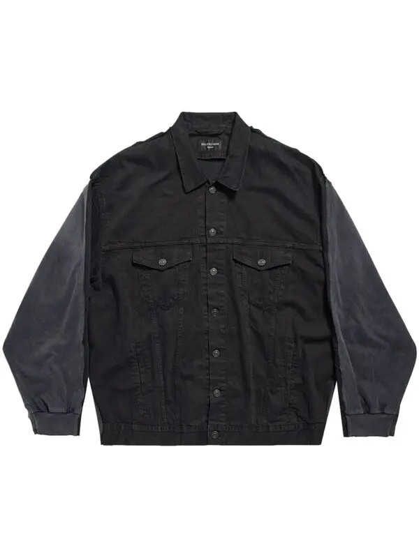 Balenciaga Tape Type Oversize Hybrid Jacket