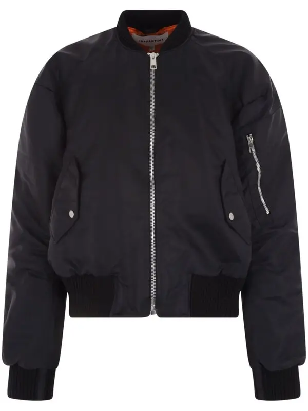 JORDANLUCA Mock-neck Zip-up Bomber Jacket