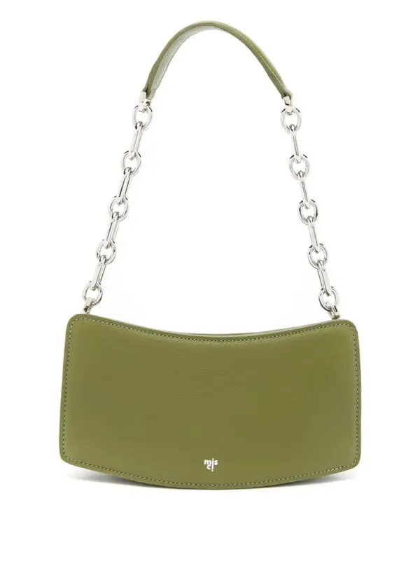 MISCI Espeto Leather Shoulder Bag - Green