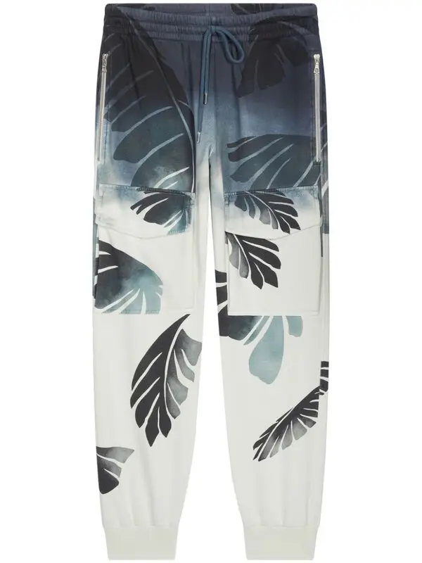 Dries Van Noten Palm-printed Trousers