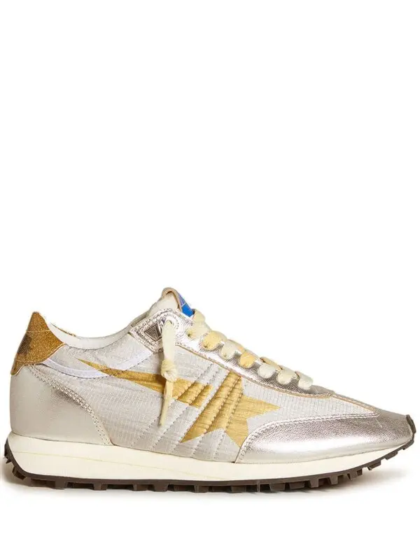 Golden Goose Star Printed Glitter Sneakers