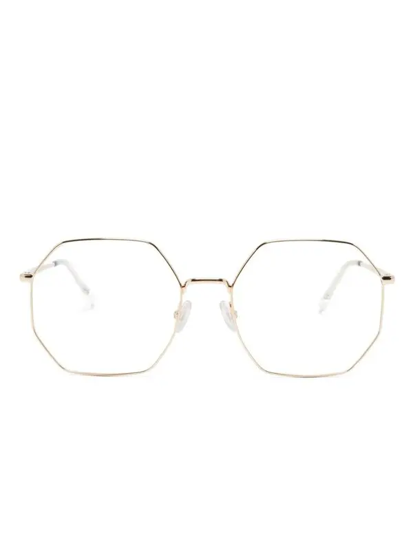 Isabel Marant Stainless-steel Octagon-frame Glasses