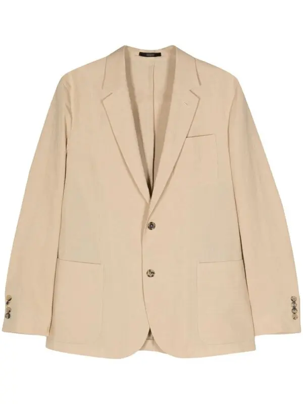 Paul Smith Single-breasted Linen Blazer