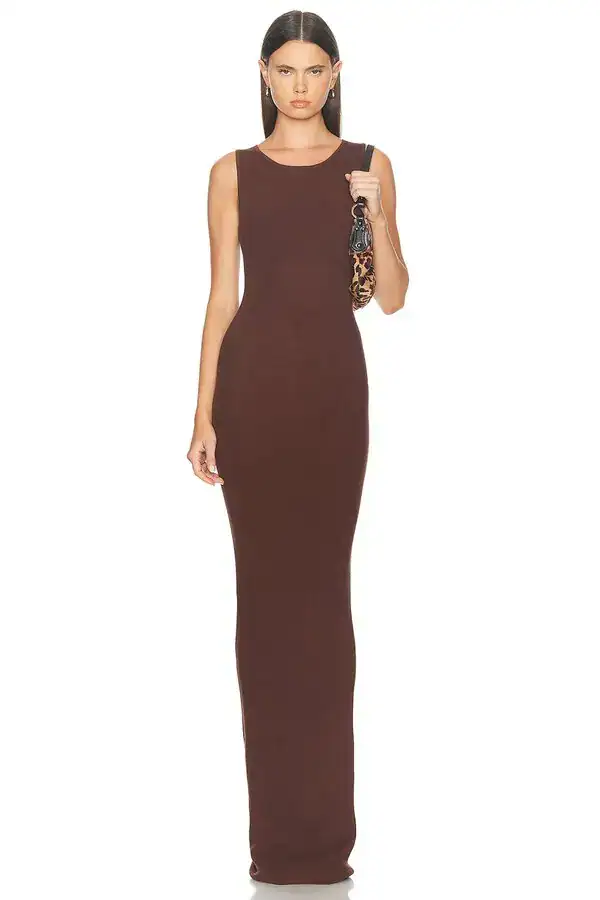 printed knit dress Women's Print Knit Dress Midi