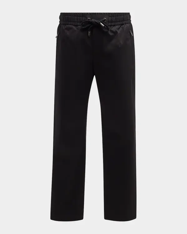 Dolce & Gabbana Stretch Cotton Drawstring Pants