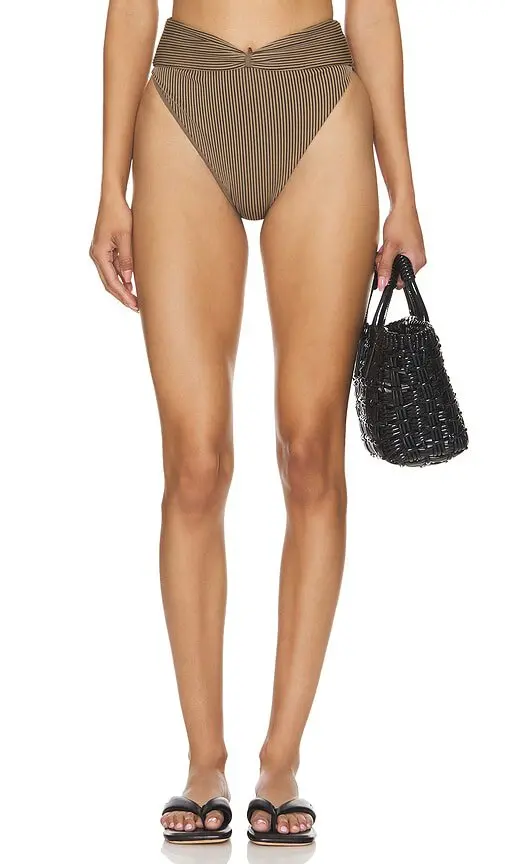 Tularosa Lexi High Waist Bottom - Brown