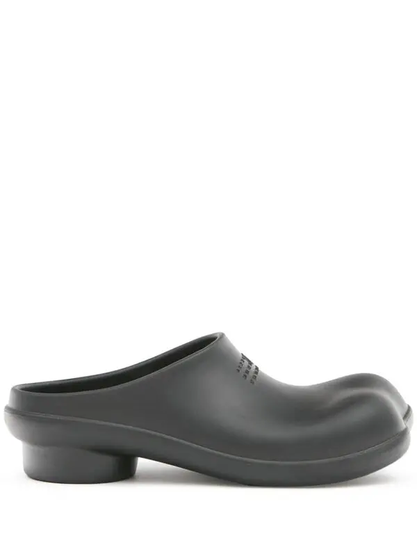 MAISON MARGIELA Anatomic Numbers-motif Slippers - Black