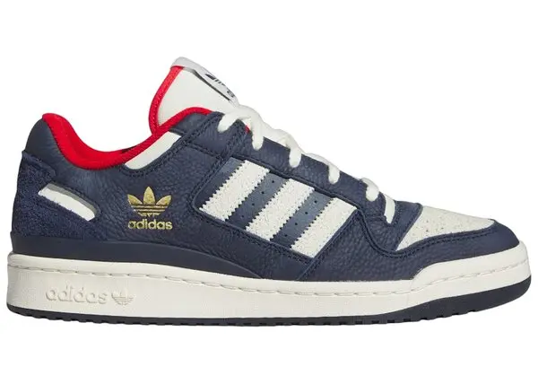 Adidas Forum Low Cl Sneakers - Night Indigo/ivory/better Scarelet Red