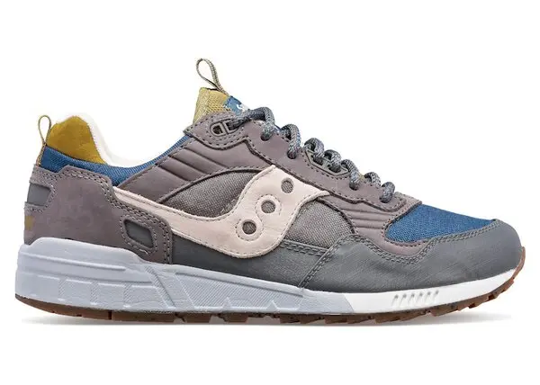 Saucony Shadow 5000 Lace-up Sneakers - Grey/green