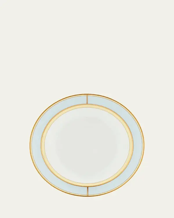 GINORI 1735 Diva Colonna Soup Plate, Colonna - Diva Celeste