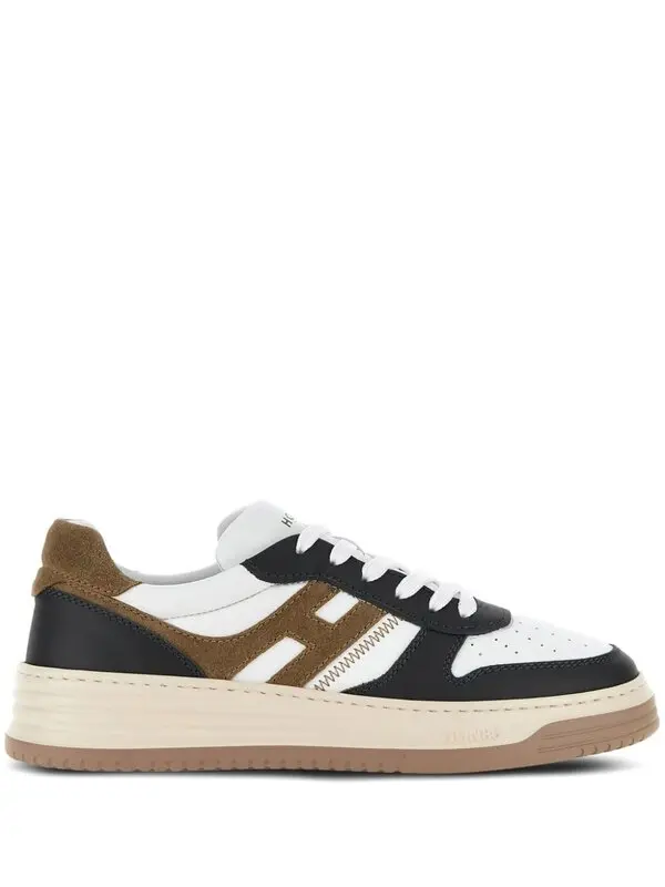 Hogan H630 Leather Sneakers - Black