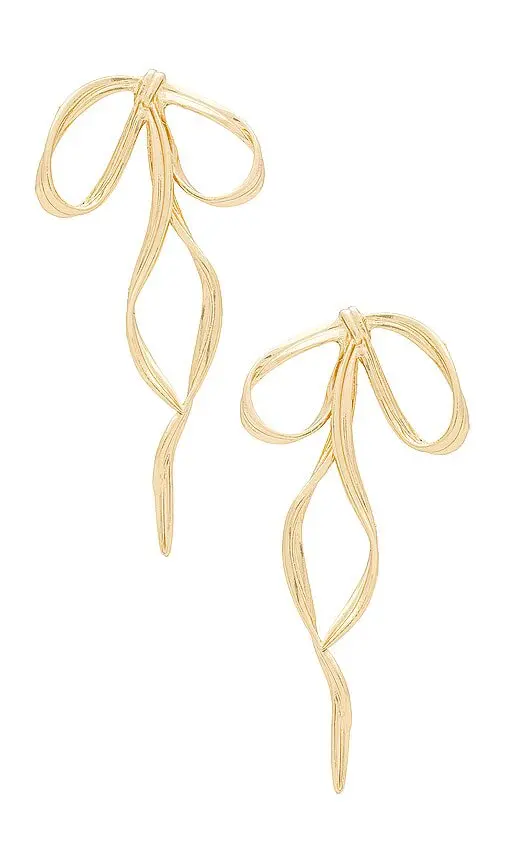 BRACHA Grand Bow Dangle Earrings
