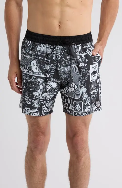 Volcom Refute Stoney Swim Trunks - Black | Editorialist