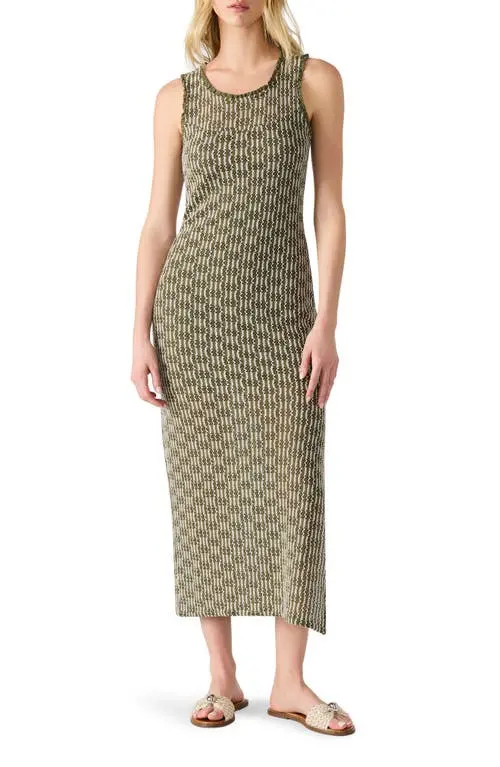 Steve Madden Nyssa Textured Sleeveless Knit Dress - Burnt Olive