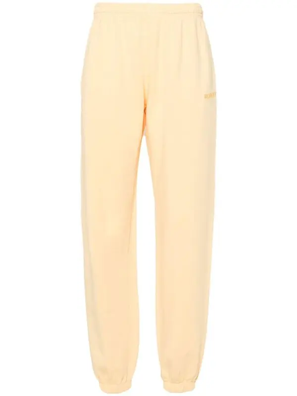 Remain Birger Christensen Logo-embroidered Track Pants - Yellow