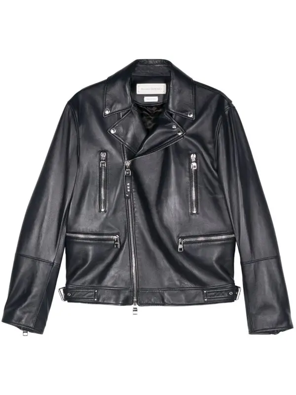 Alexander McQueen Leather Biker Jacket