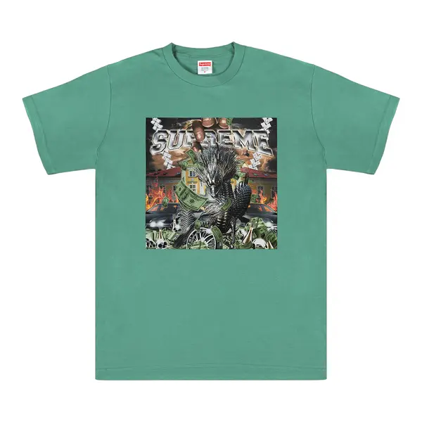 Supreme Dragon Tee 'dusty - Teal