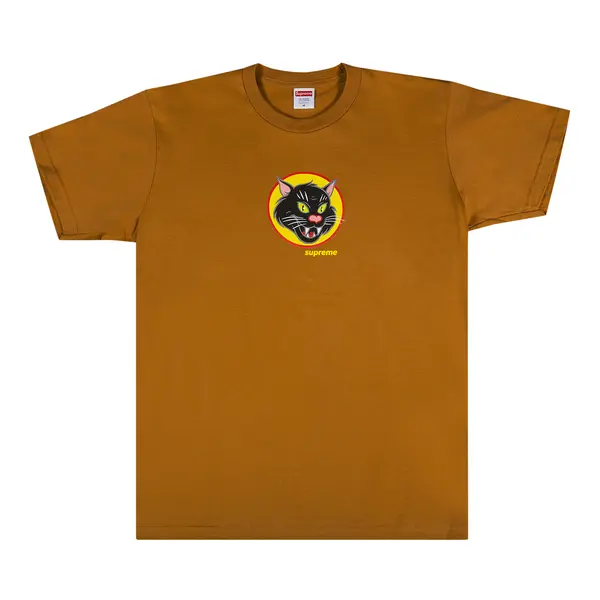 Supreme Black Cat Tee 'burnt - Orange