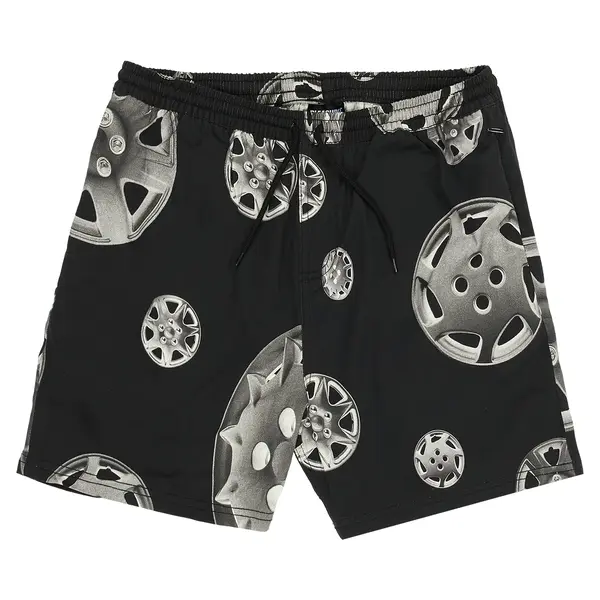PLEASURES Roadside Twill Shorts - Black