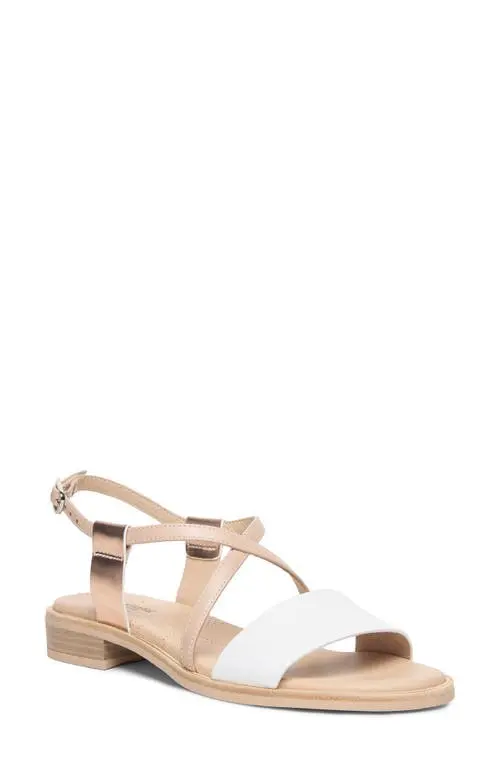 NEROGIARDINI Ankle Strap Sandal - White