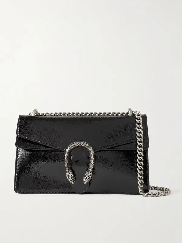 Gucci Dionysus Embellished Shoulder Bag - Black