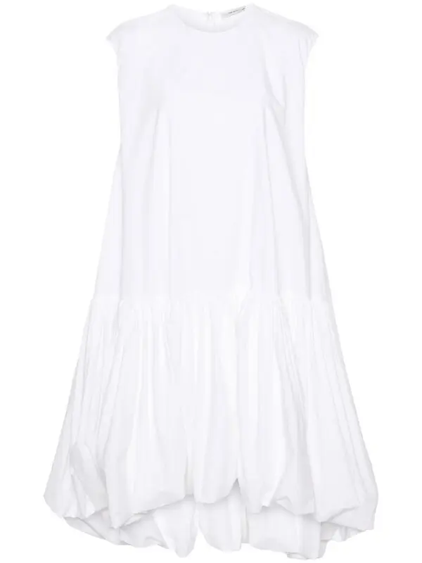 THE ROW Tadao Ruffled Poplin Dress