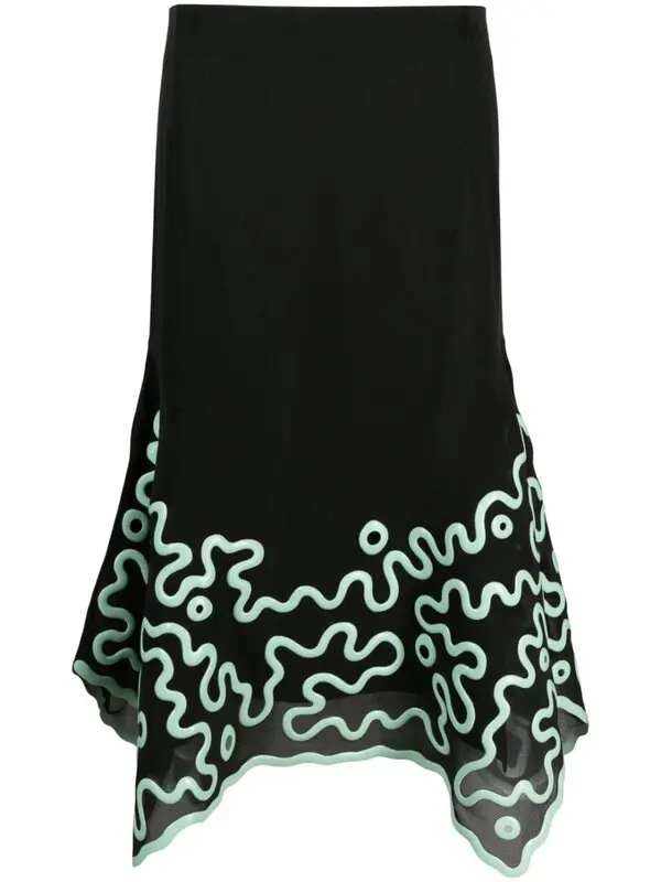 Bottega Veneta 3d-print Skirt