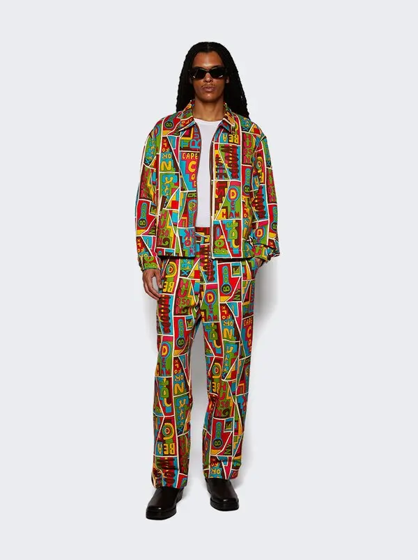 BODE New England Mosaic Trousers - Multicolor