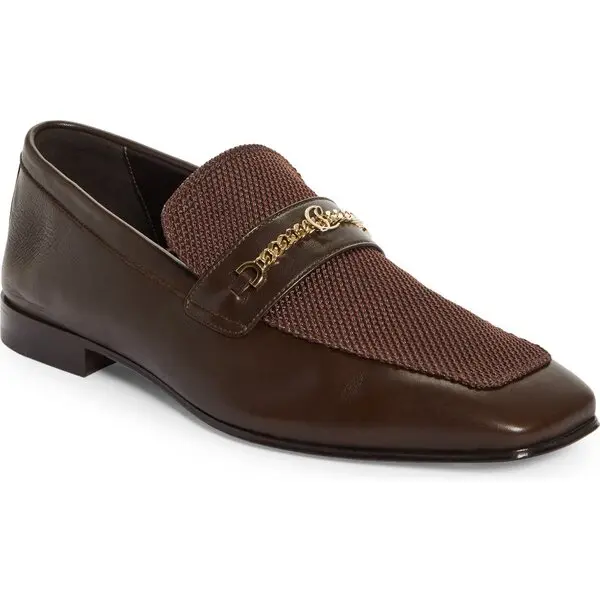 CHRISTIAN LOUBOUTIN Moc-toe Leather Loafer