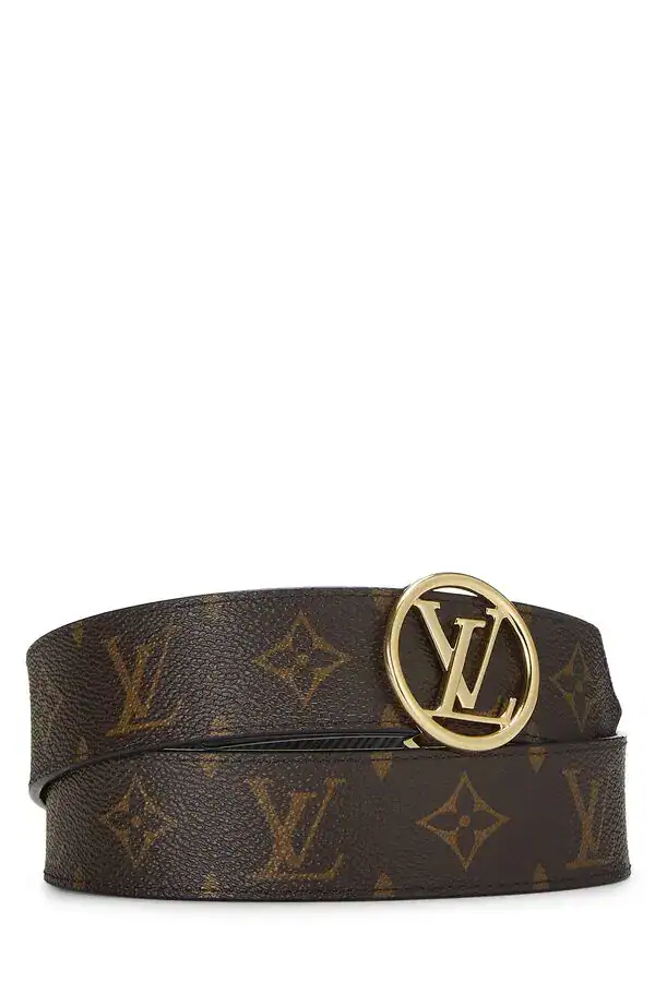Louis Vuitton Monogram Canvas Circle Ceinture 80 - Brown  display picture 3